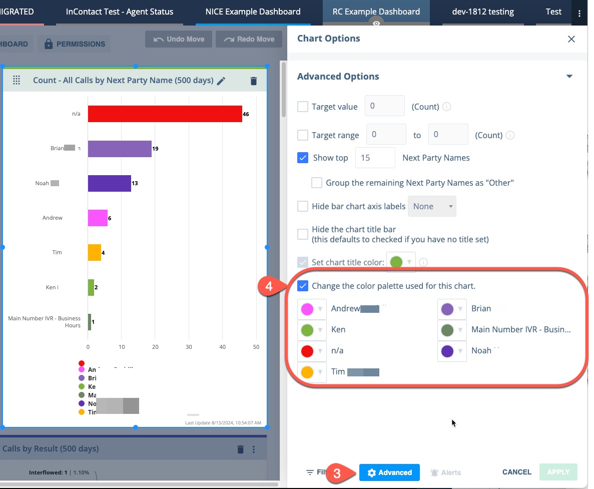 Changing the Colors on your Bar Chart – Brightmetrics Support