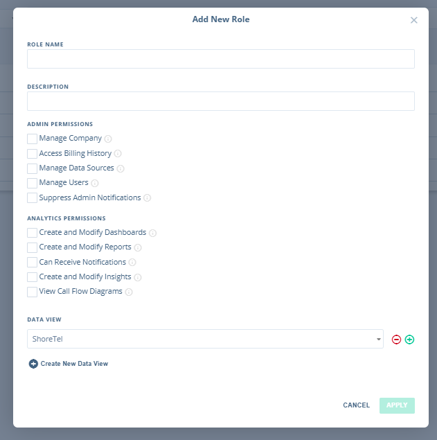 Roles Based Permissions/Data Views – Brightmetrics Support